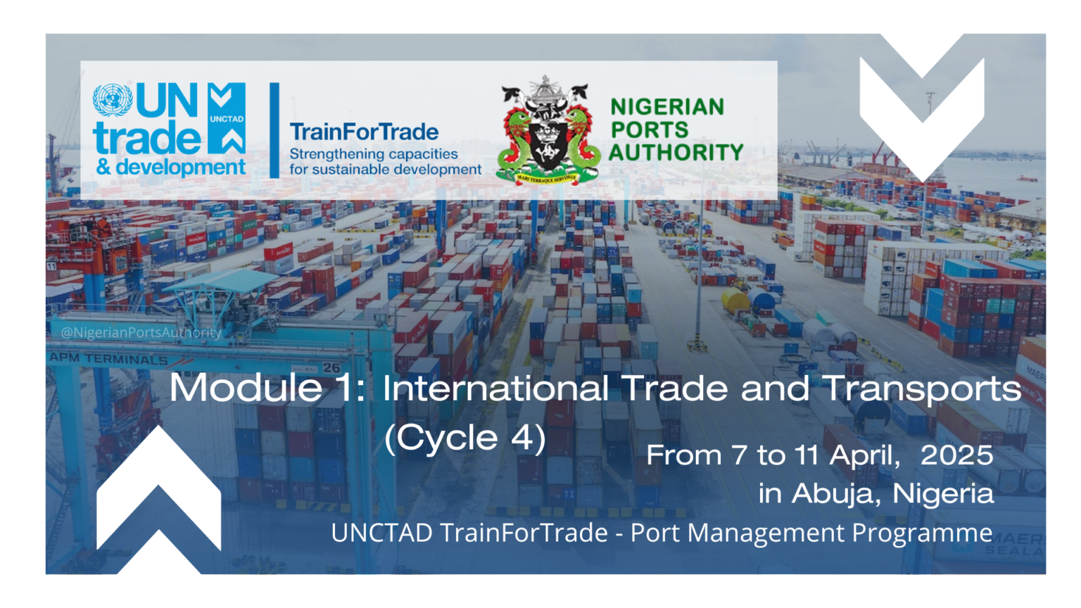 TrainForTrade Modern Port Management Course: Launch of Cycle 4 and Module 1 in Nigeria ...