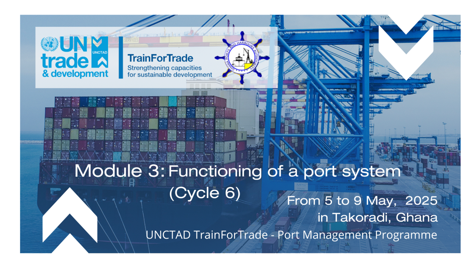 TrainForTrade Modern Port Management Course: Module 3 in Ghana – TrainforTrade